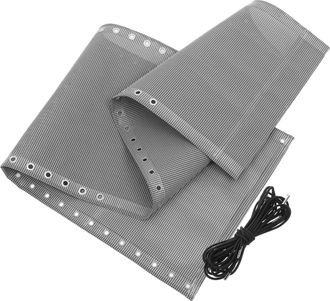 Garneck Langlebiger Ersatzstoff für Outdoor Lounge Stuhl Atmungsaktiv Reißfest mit Verstärkten Bändern Passend für Garten Falt und Strandliegen Einfache Monta