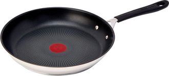 T-fal Jamie Oliver E3030644 Quick & Easy Bratpfanne, Edelstahl, 28 cm, silberfarben