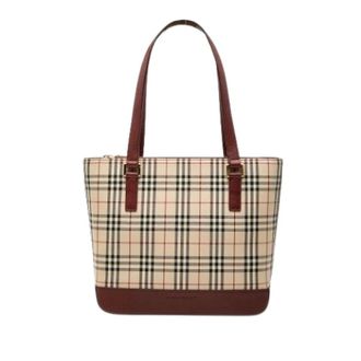 Burberry Pre-owned Canvas Tote Bag - Femme - Pre-owned - Beige - Taille: ONE Size
