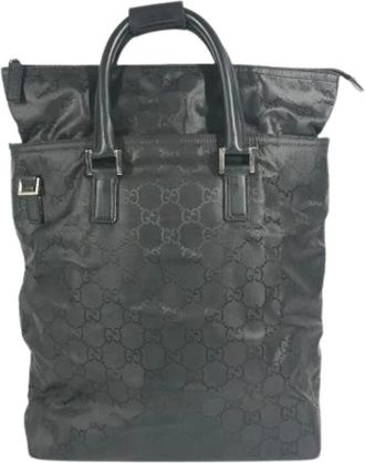 Gucci unisex, Pre-owned, Noir, Taille: ONE Size Sac fourre-tout vintage Pre-owned