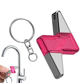 Generico Porte-clés antistatique, anti-statique, déchargeur de choc statique portable pour voiture avec boulon, dispositif compact de protection statique, déch