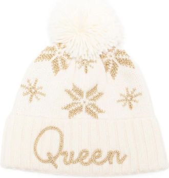 MC2 Saint Barth chapeau à pompon - Tons neutres