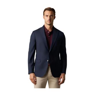 Brooks Brothers Virgin Wool Blend Comfort Blazer - - Jackets - Herren - Blau - 3XL
