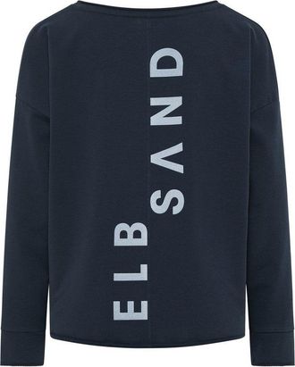 Elbsand Sweatshirt Riane Rundhalsausschnitt, leicht kastige Schnittform