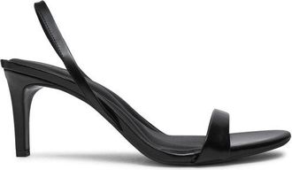 Calvin Klein Sandalen Heel DOrsay Sandal 70 - Brush L HW0HW02265 Schwarz