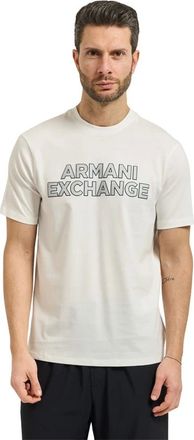 A|X Armani Exchange Homme, Tops, Blanc, Taille: 2XL AX T-shirt