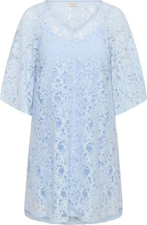 Kaffe Curve Femme, Robes, Bleu, Taille: 52 FR Robe Courte