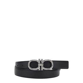 Ferragamo Doppelt Verstellbarer Lederg&uuml;rtel - - Accessories - Herren - Blau - 105 CM