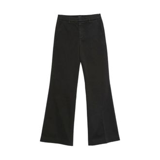 Dondup Femme, Pantalons, Noir, Taille: 40 FR Janice Pants Wide Leg
