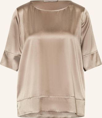 (The Mercer) N.Y. (The Mercer) N.Y. Blusenshirt Aus Seide Mit 3/4-Arm beige