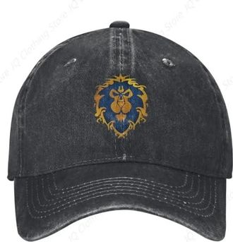 Generic Hiver Chaud Coton, Stormwind Baseball Cap WOW Jeu Classique Hommes Femmes Hip Hop Papa Chapeaux Résistant au Soleil en Plein air Sport Casquettes de B