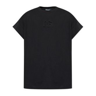 Dolce & Gabbana T-Shirt mit Logo - - Tops - Herren - Schwarzk - XS