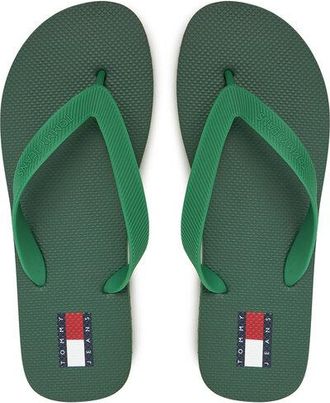 Tommy Jeans Zehentrenner Tjm Beach Sandal EM0EM01560 Grün