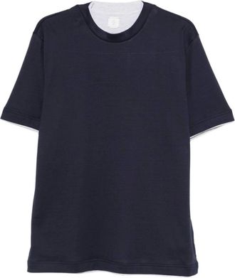Eleventy Homme, Tops, Bleu, Taille: L T-Chemises