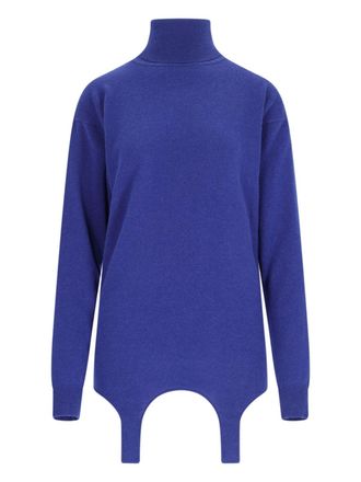 Saint Laurent Turtleneck With Garter