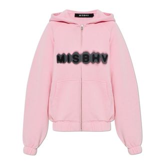Misbhv Misbhv, Femme, Sweatshirts et sweats &agrave; capuche, Rose, Taille: 34 FR Community Zipped Sweat &agrave; capuche