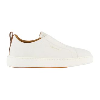 Santoni Homme, Chaussures, Blanc, Taille: 42 EU Victor Baskets
