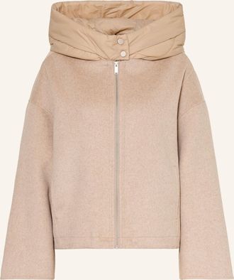 OPUS Blouson Mit Abnehmbarer Kapuze beige