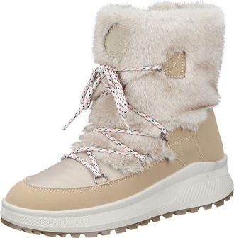 Manitu Femme 990715-08 Botte mi-Mollet, Beige, 39 EU
