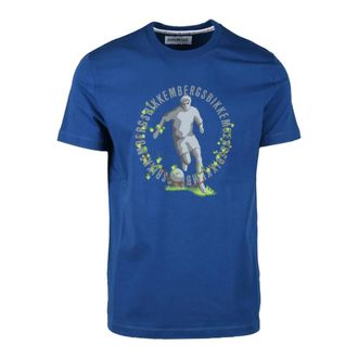 Dirk Bikkembergs Baumwolle Elasthan T-shirt - - Tops - Herren - Blau - M
