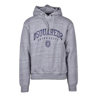Dsquared2 Homme, Sweatshirts et sweats &agrave; capuche, Gris, Taille: M Felpa cappuccio