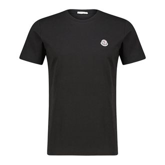 Moncler T-Shirt - - Tops - Damen - Schwarzk - XS
