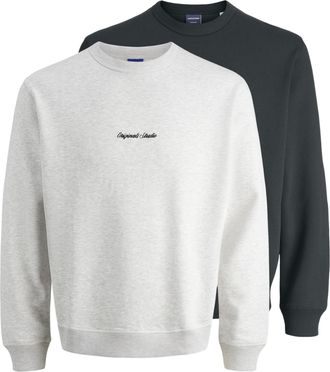 Jack & Jones Jornorrebro Emb Sweat Crew Noos 2Pk Mp