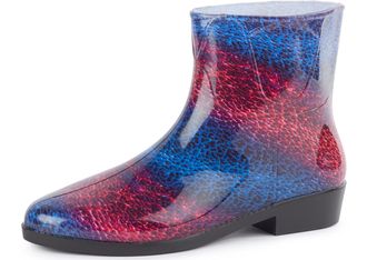 Ladeheid Kurze Gummistiefel Damen Elegant Regenstiefel Damen mit Muster LAZT201802 (Muster-23, 38 EU)