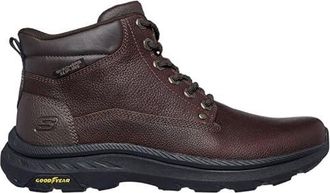 Skechers Coupe d&eacute;contract&eacute;e &agrave; enfiler : Pollard - Waylon, Rouge et marron, 38 EU