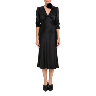 Twin-Set Actitude, Femme, Robes, Noir, Taille: 36 FR Actitude Midi Dress