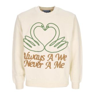 Market Crewneck Sweatshirt mit Fleecefutter - - Sweatshirts & Hoodies - Herren - Beige - S