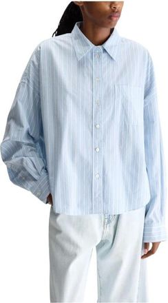 Bellerose Femme, Blouses et Chemises, Bleu, Taille: 38/40 FR Chemise Ginger