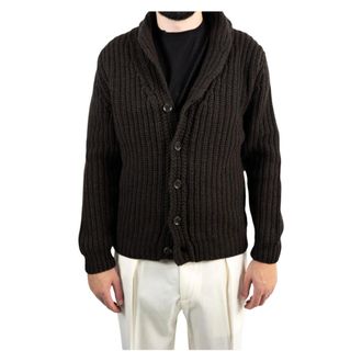 Daniele Fiesoli Cardigan Coste - Homme - Pulls - Noir - Taille: L