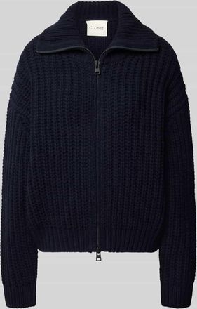 Closed Strickjacke aus Wolle mit Umlegekragen