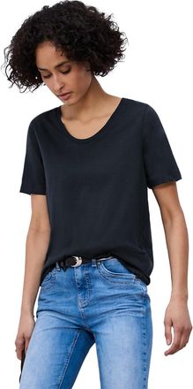 Street One Basic T-Shirt Shadowed Navy 44