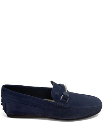 Tod's Loafer mit Logo - Blau