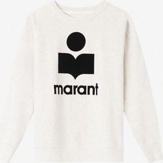 Isabel Marant Sweatshirt Logo Milly - Femme - &Eacute;cru - Taille 34 - Marant &Eacute;toile