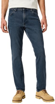 Wrangler Mens Greensboro Jeans, Stormy Wash, 40W / 34L