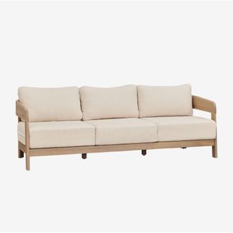 Sklum Sklum - Uleno 3-Sitzer-Gartensofa aus Akazienholz Helles Akazienbraun