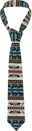 Generic Cravate Pour Hommes Motif De Rayures De Cheval Fine Tie Confortable Cravate DAffaires Pour Accessoires F&ecirc;te Mariage
