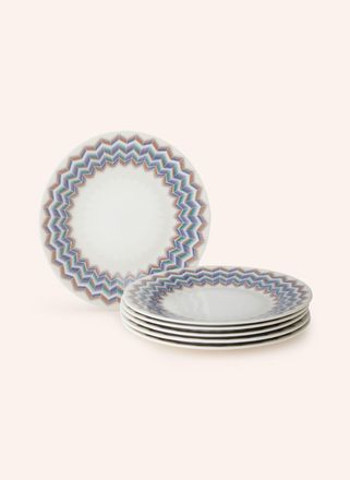 Missoni Missoni Home 6er-Set Dessertteller Jarris blau