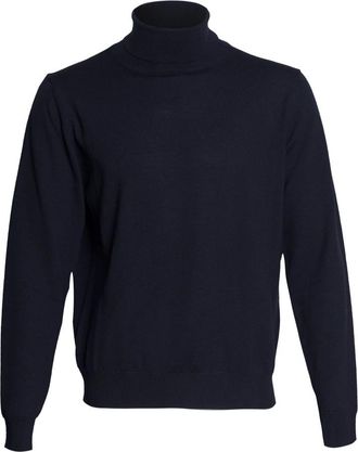 Mauro Grifoni Homme, Pulls, Bleu, Taille: L Dolcevita Turtleneck