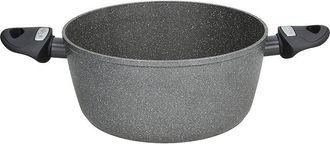 Tognana WI75814AMNF Kasserolle mit 2 Griffen Mythos, Aluminium, Grau, 20