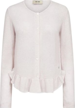 Mos Mosh MOS Mosh, Femme, Pulls, Blanc, Taille: 38 FR Knit Cardigan