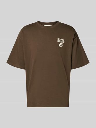 Casual Friday Relaxed Fit T-Shirt mit Statement-Print Modell RUDE