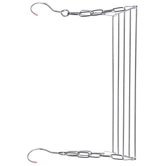 BESPORTBLE Uonlytech Edelstahl Balkon W&auml;schest&auml;nder Platzsparend Schuh Sockenst&auml;nder Multifunktional f&uuml;r Wohnung Balkon Hoher Luftstrom Rostfrei Kompakt Stabil f