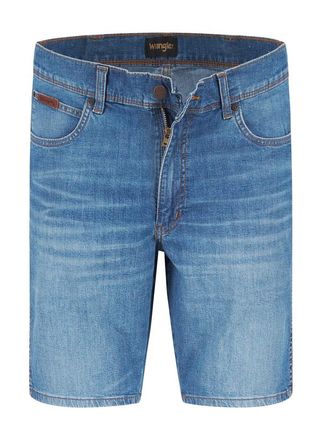 Wrangler Herren Jeansshorts blau Baumwoll-Stretch