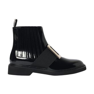 Roger Vivier Buckle Detail Ankle Boots - - Shoes - Damen - Schwarzk - 37 1/2 EU