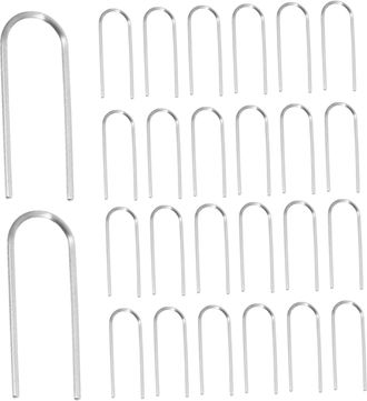 Cabilock 60 St&uuml;ck Hochtemperatur Nichromdraht U f&ouml;rmige Sprungringe mit Aufbewahrungsbox f&uuml;r DIY Schmuckverbinder Keramik Glasfusionsprojekte Pr&auml;zise Brennwerk