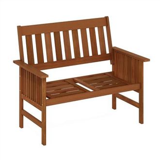 Furinno Tioman Banc méditerranéen dextérieur en Bois Dur, Naturel